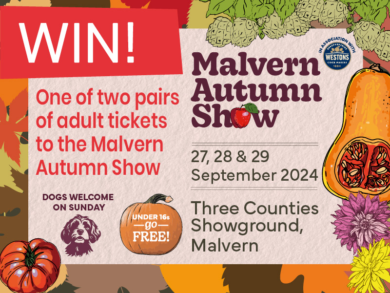 Whats on in Gloucestershire - WIN tickets to the Malvern Autumn Show ...